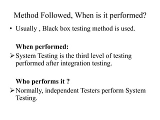 System testing | PPTX