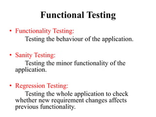 System testing | PPTX | Computing | Technology & Computing