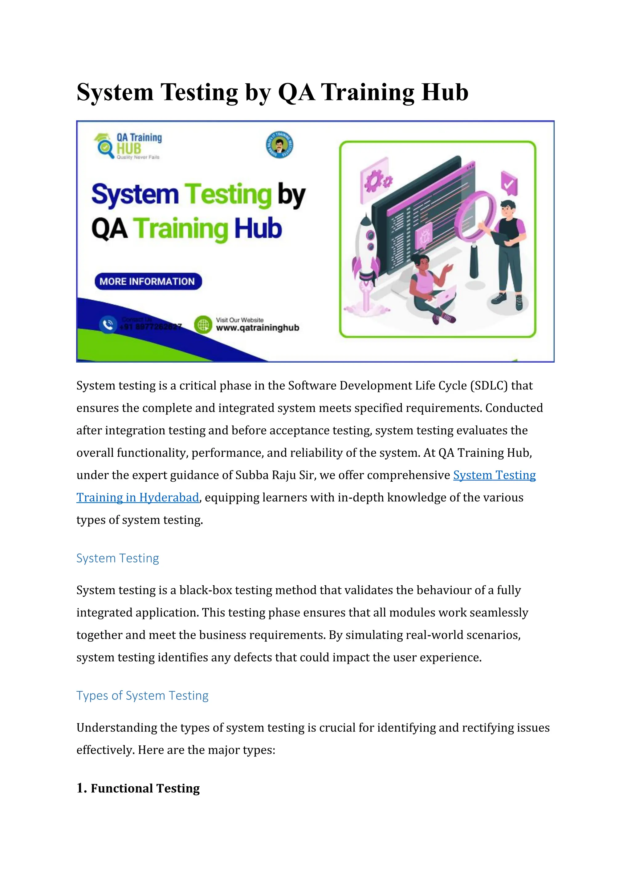 Best online software testing Institution | PDF