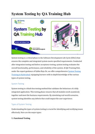 Best online software testing Institution | PDF