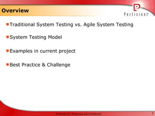 System Testingin Agile Environment | PPT