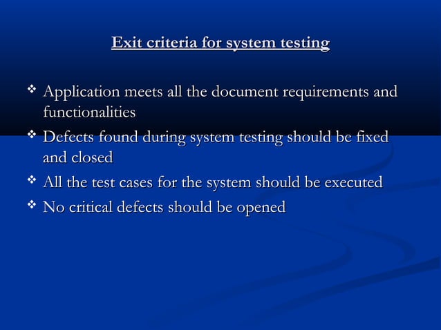 System Testing Ppt Ppt Technology And Computing