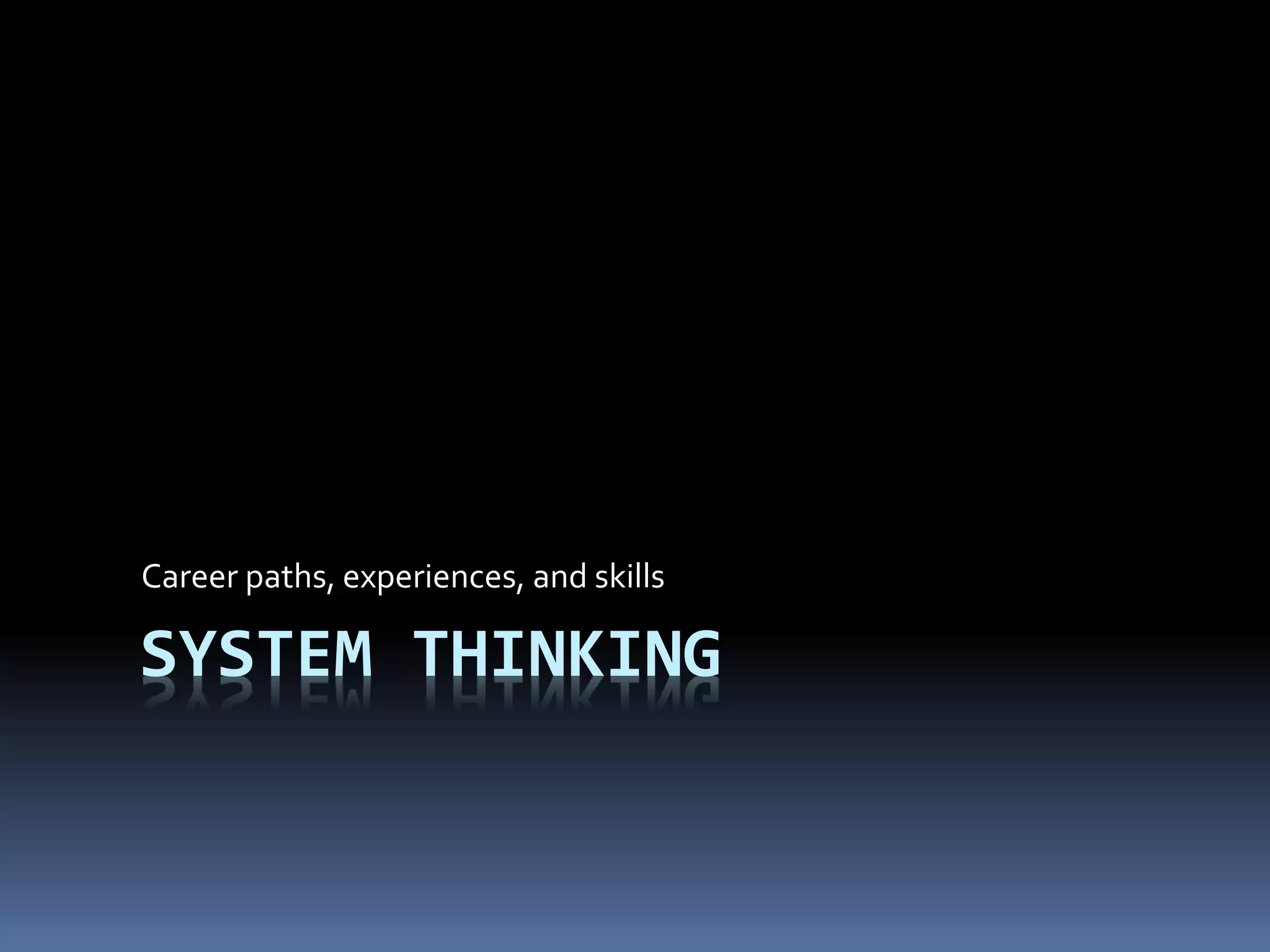 System Thinking and How to Control Subjective and Cognitive Bias | PDF | Sports