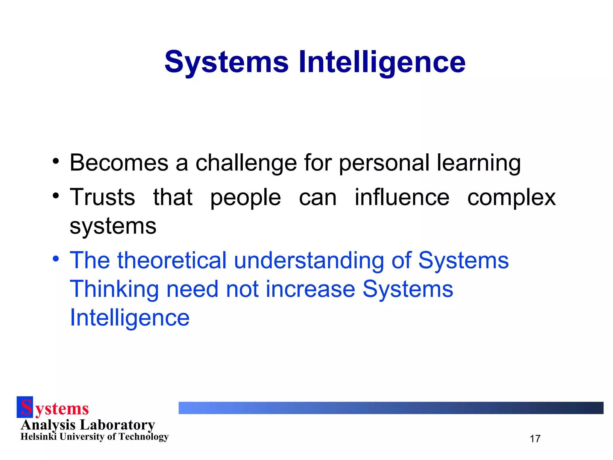 System thinking | PPT