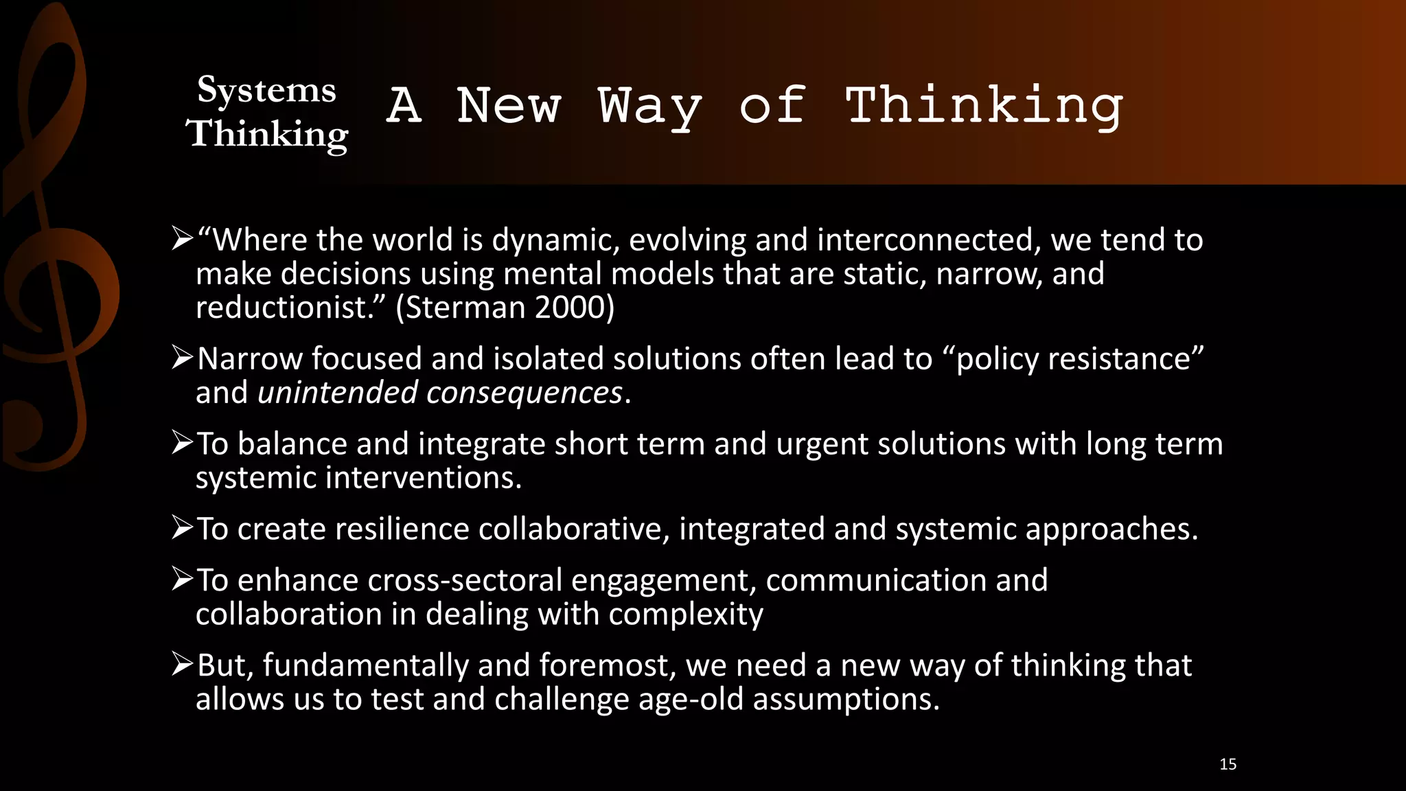 System Thinking - Affect on Decision Making | PPTX | Science