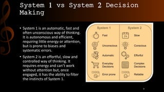 System Thinking - Affect on Decision Making | PPTX | Science