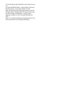 System to generate speech to text in real time | PDF