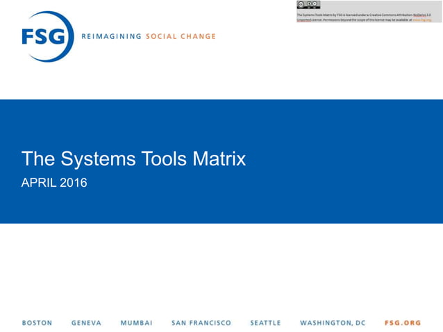 FSG Systems Tools Matrix | PPTX | Artificial Intelligence | Technology ...