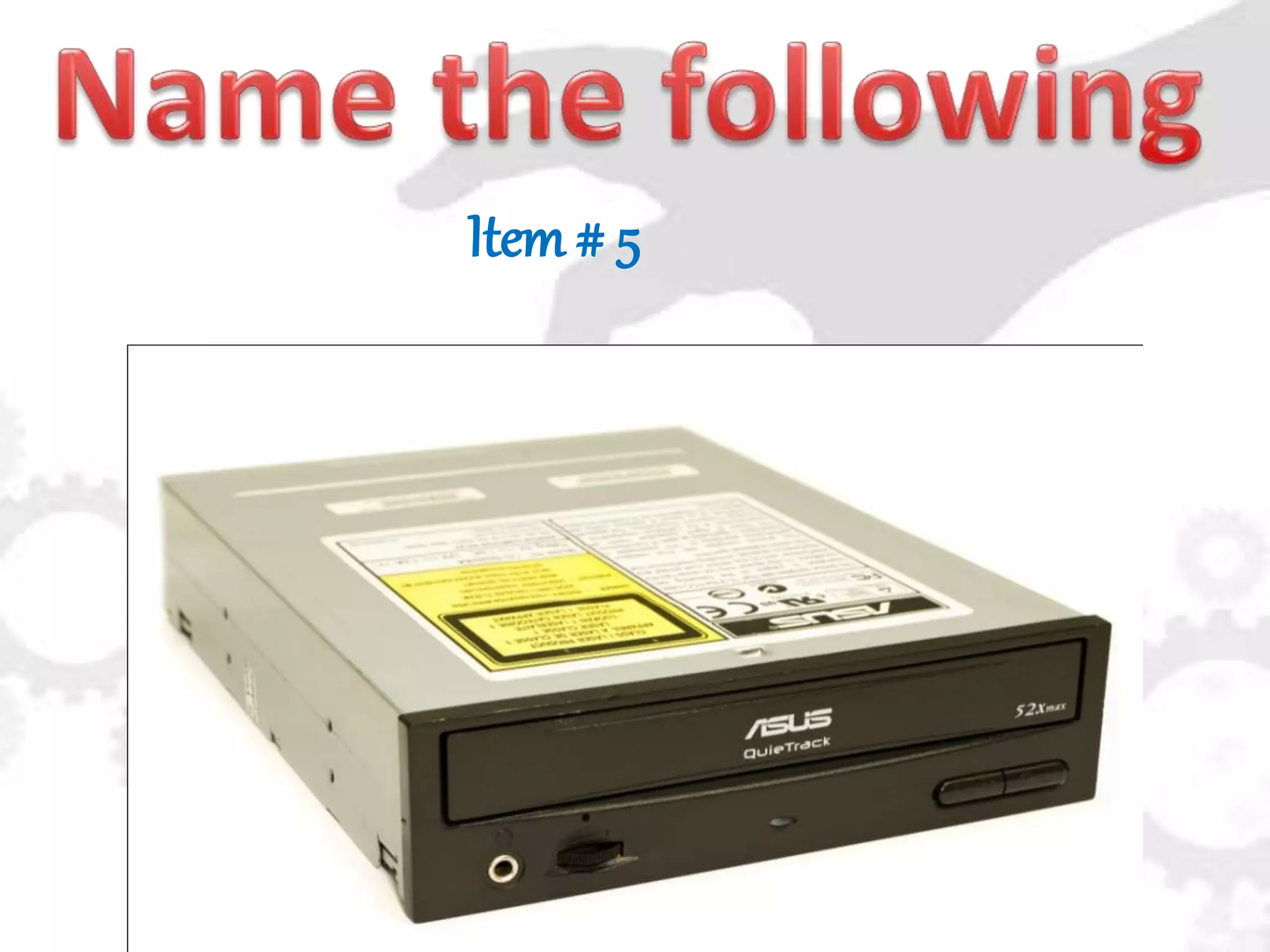 Parts of System unit | PPSX | Computer Peripherals | Computing