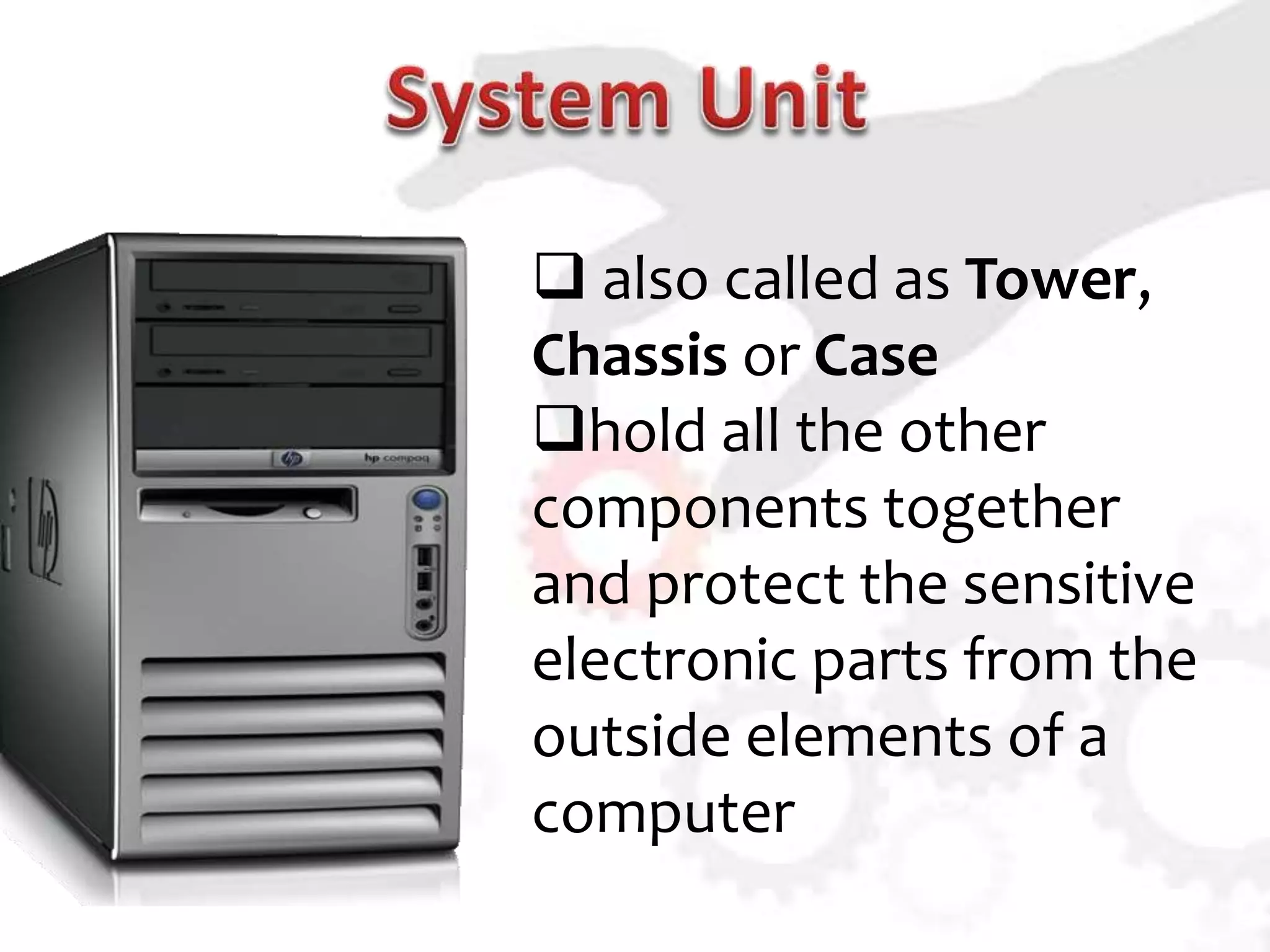 Parts of System unit | PPSX