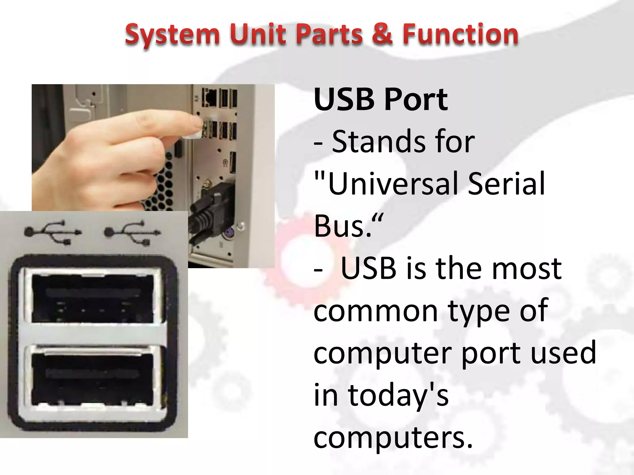Parts of System unit | PPSX