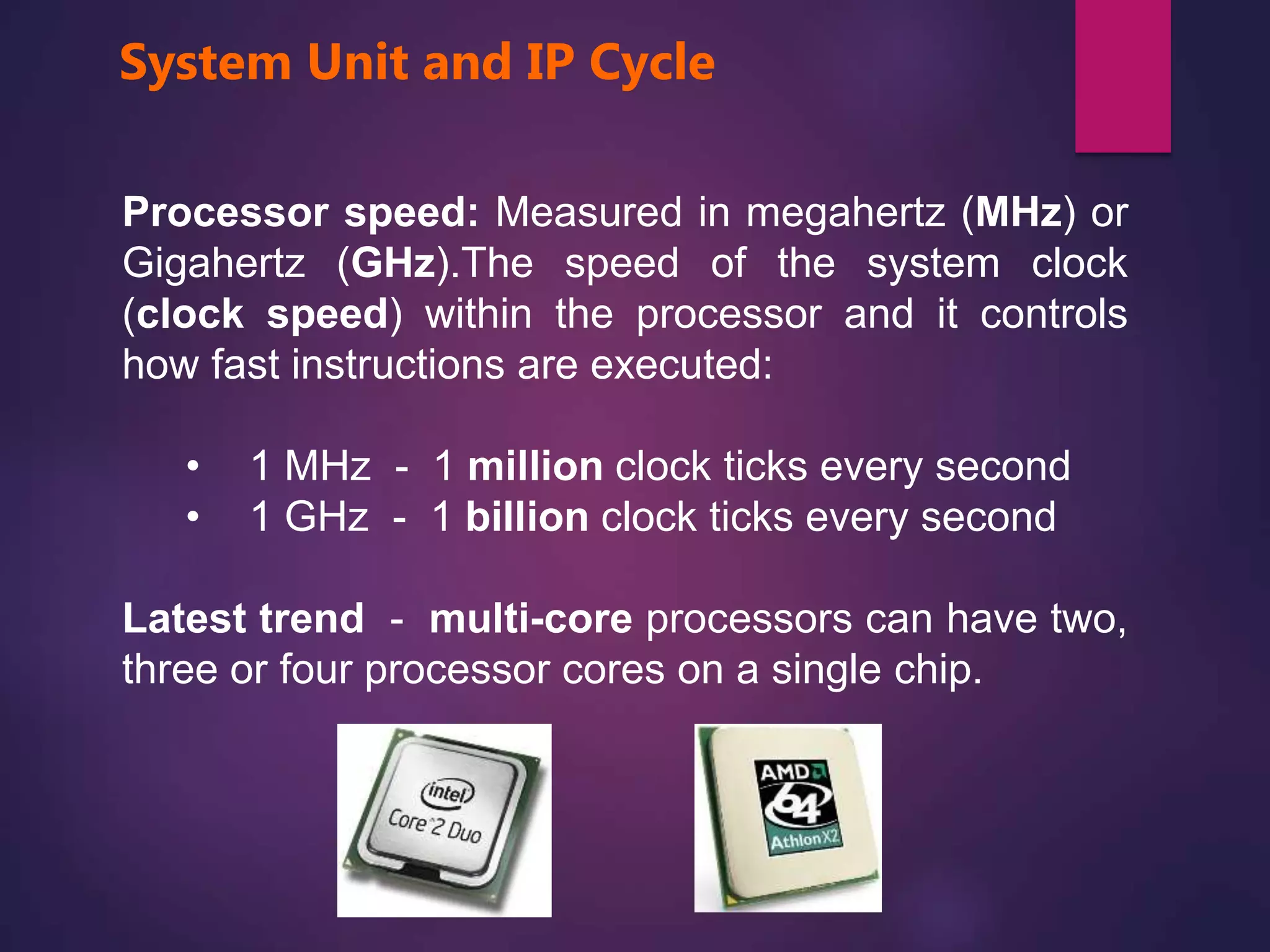 System unit and ip cycle | PPTX