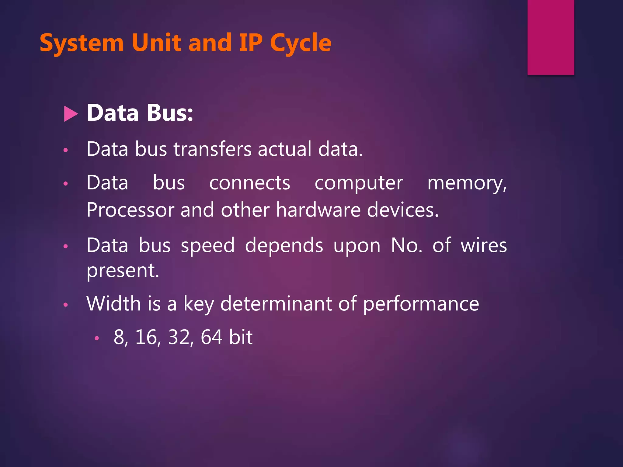 System unit and ip cycle | PPTX