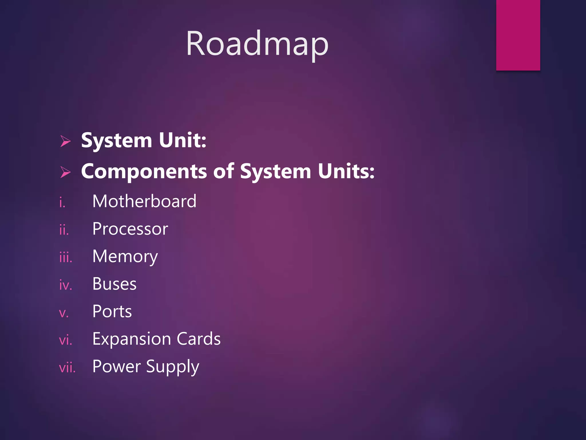 System unit and ip cycle | PPTX
