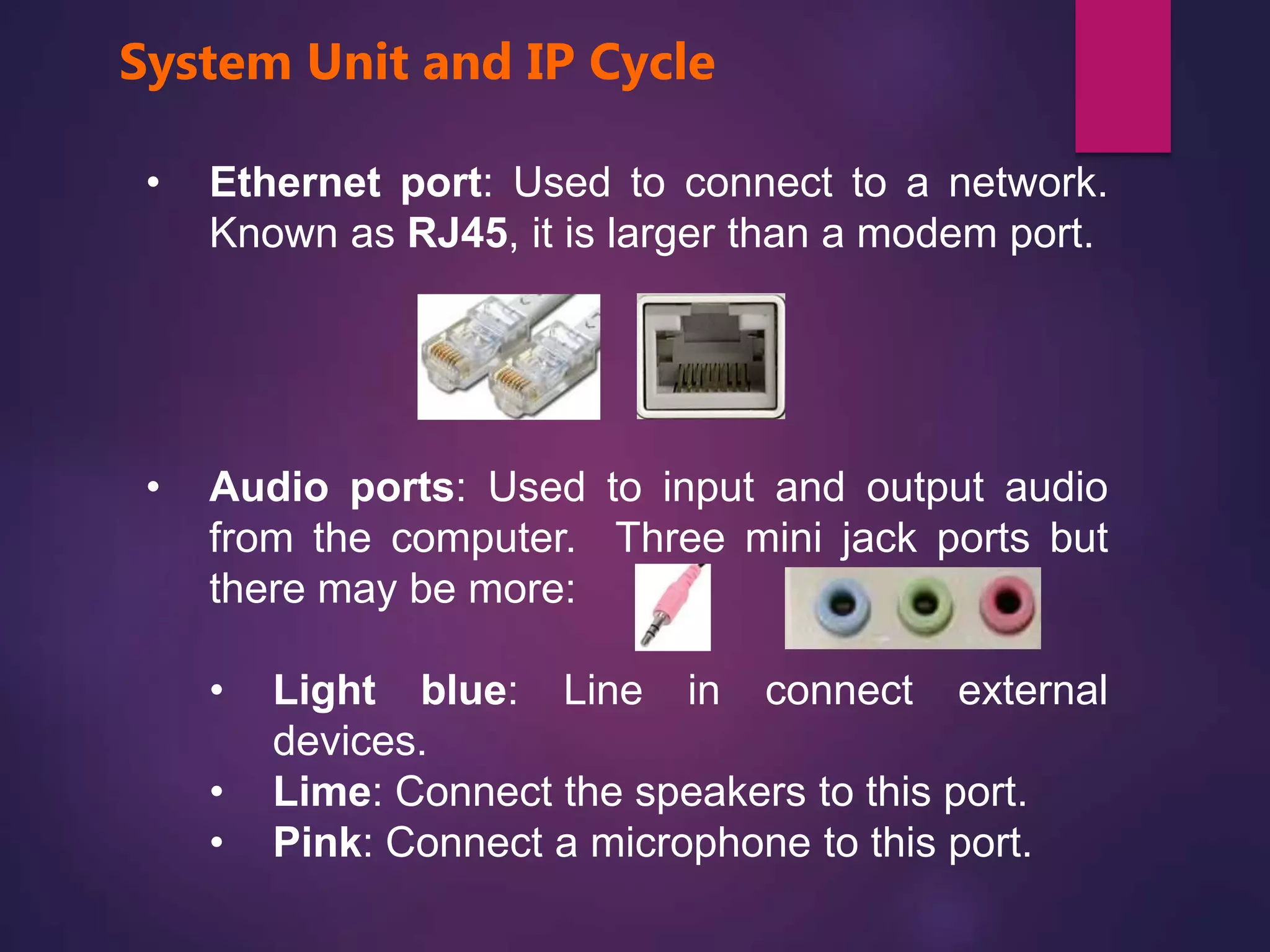 System unit and ip cycle | PPTX