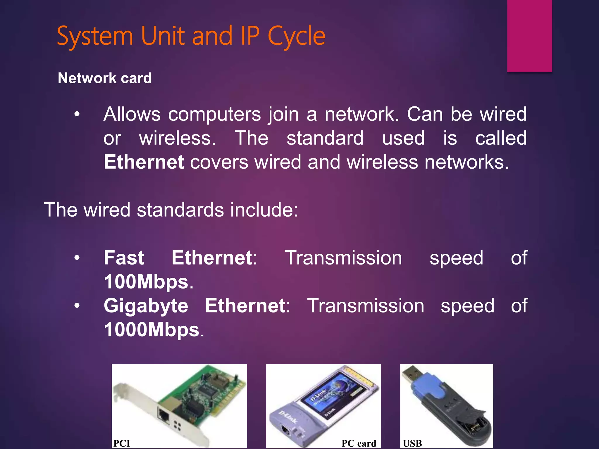 System unit and ip cycle | PPTX