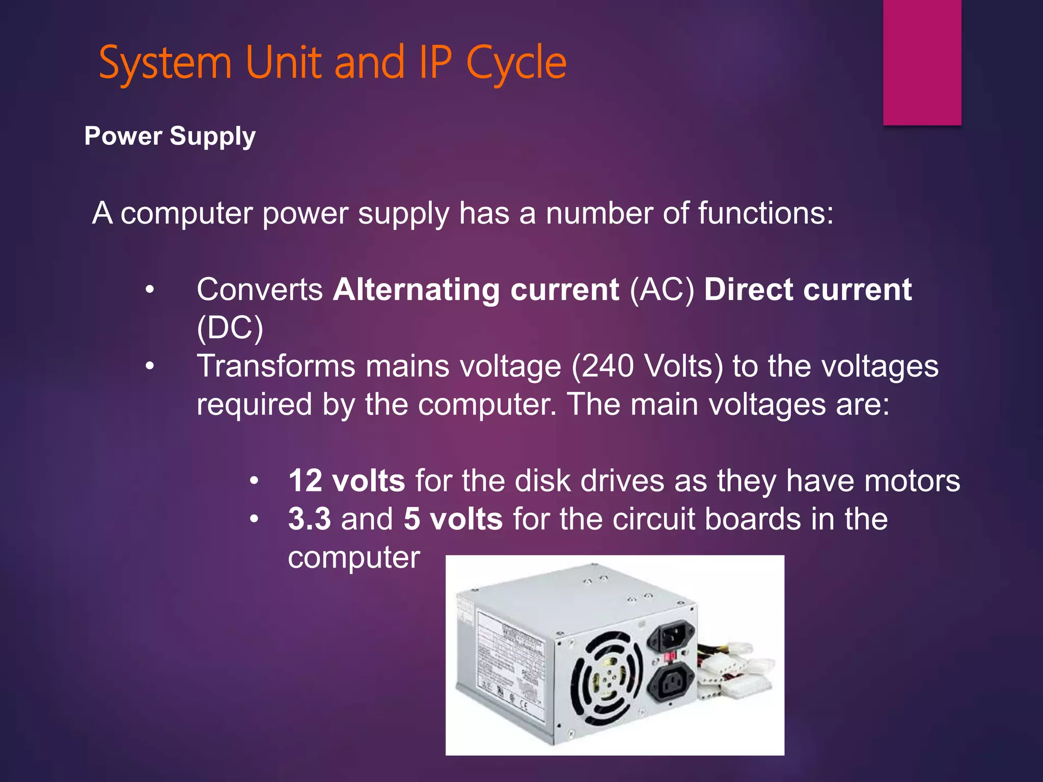 System unit and ip cycle | PPTX
