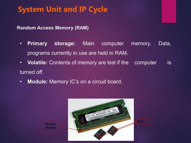 System unit and ip cycle | PPTX