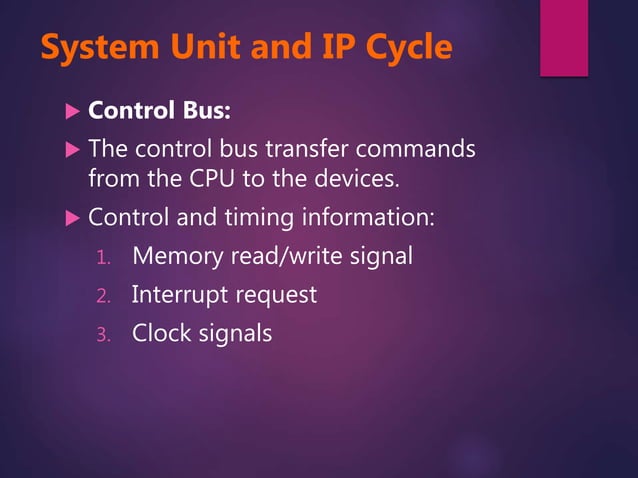 System unit and ip cycle | PPTX