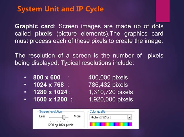 System unit and ip cycle | PPTX