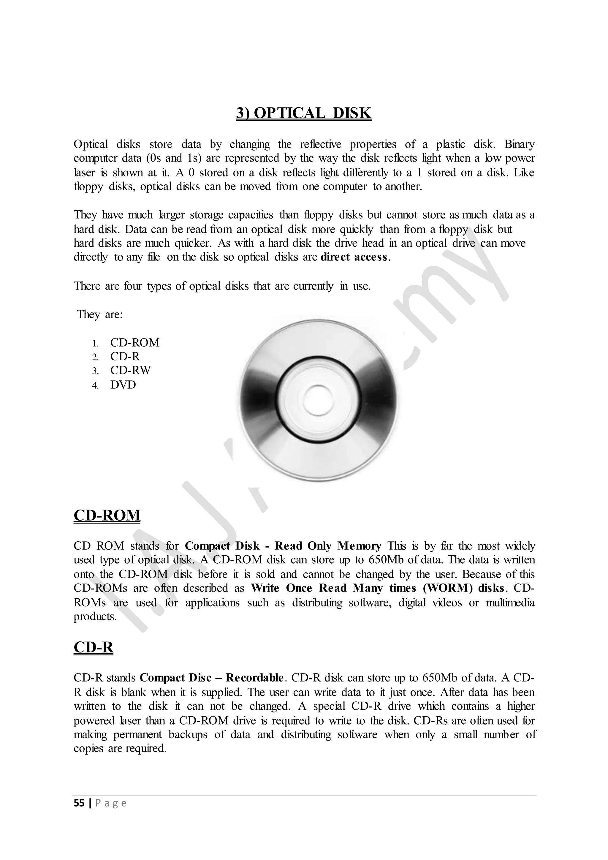 COMPONENTS OF COMPUTER SYSTEM UNIT | PDF
