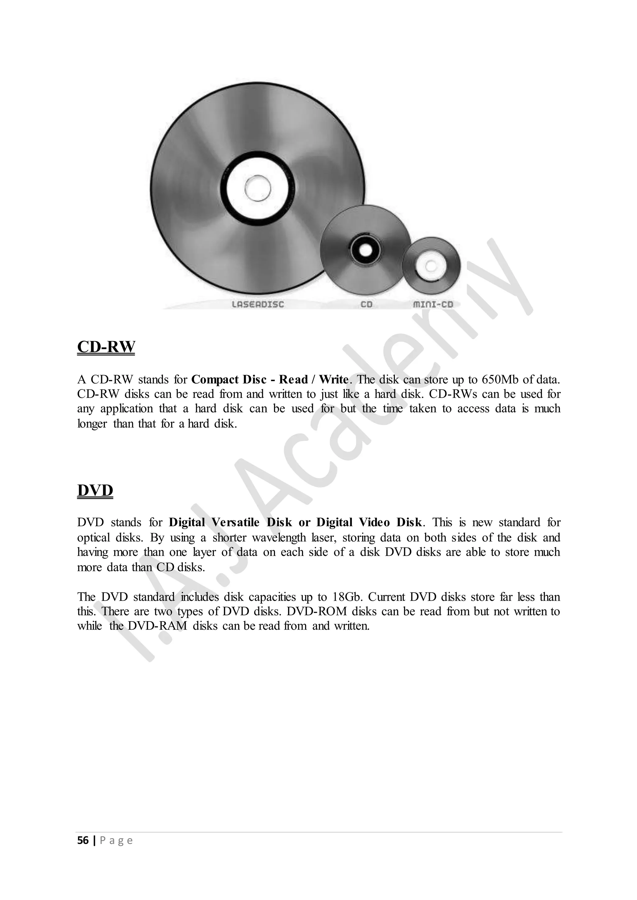 COMPONENTS OF COMPUTER SYSTEM UNIT | PDF
