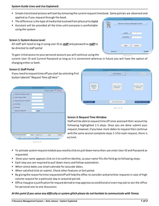 System use explained | DOCX | Operating Systems | Computer Software and ...