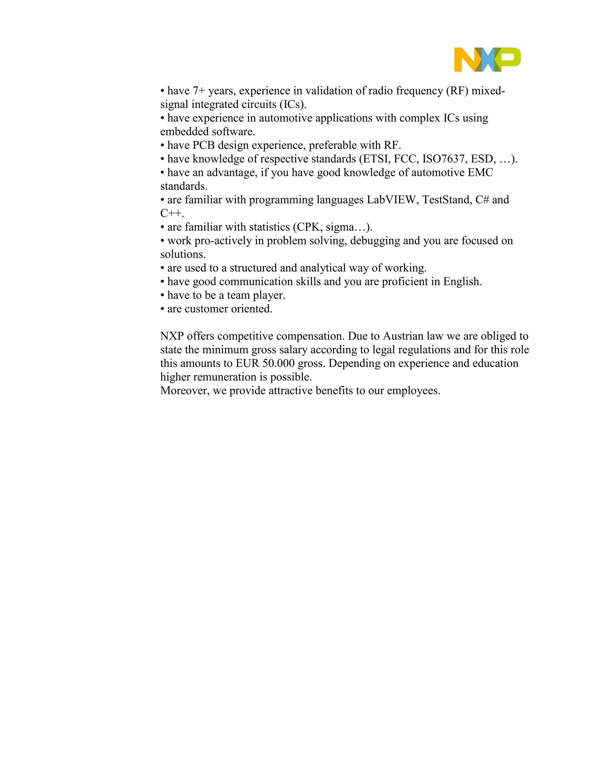 System validation engineer automotive id 12202 | PDF