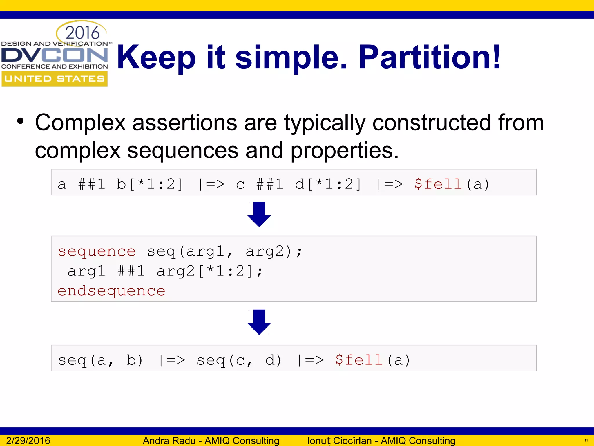 Systemverilog Assertions Verification With Svaunit Dvcon Us 2016 Tutorial Ppt