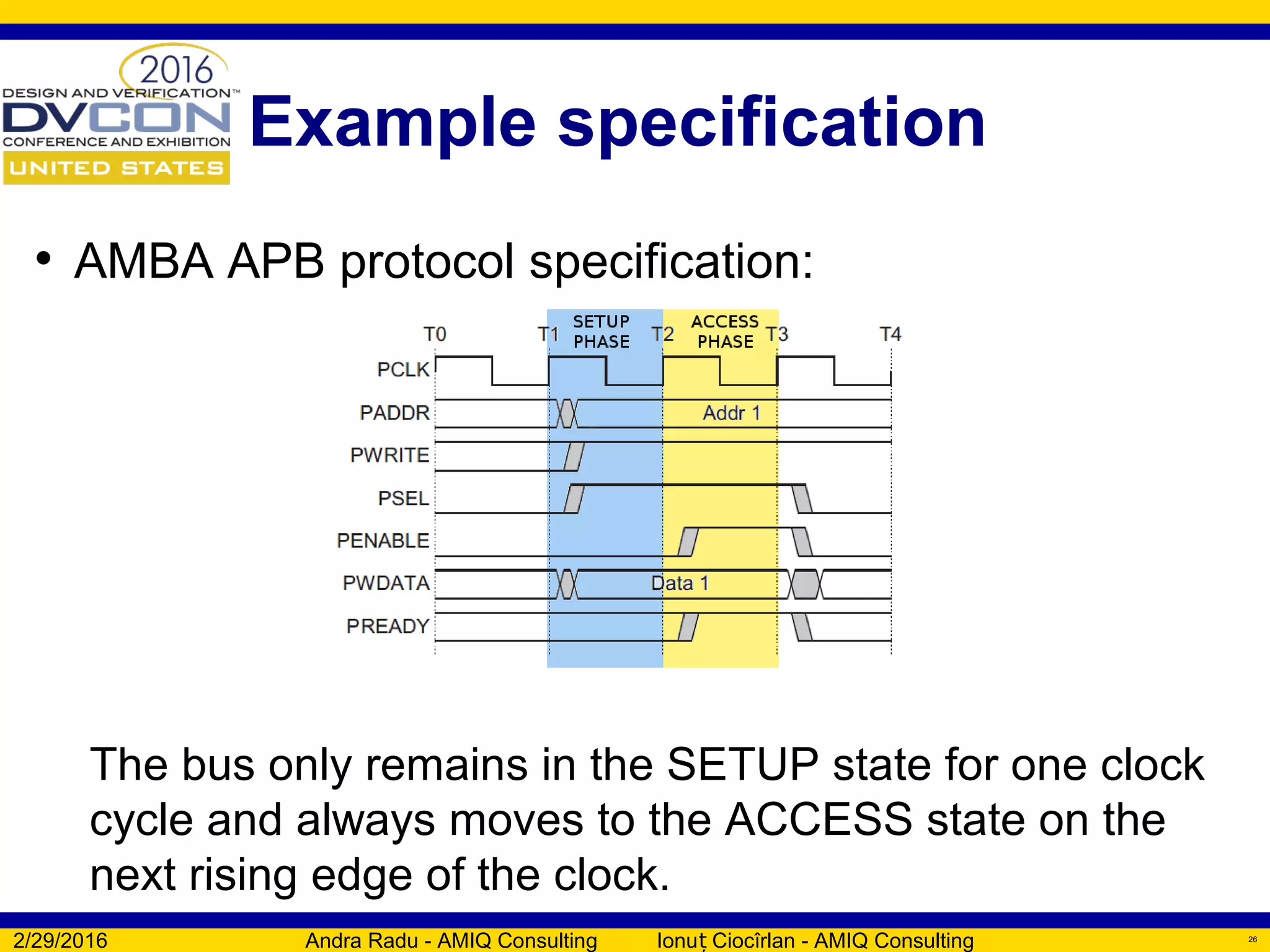 SystemVerilog Assertions verification with SVAUnit - DVCon US 2016 Tutorial | PPT