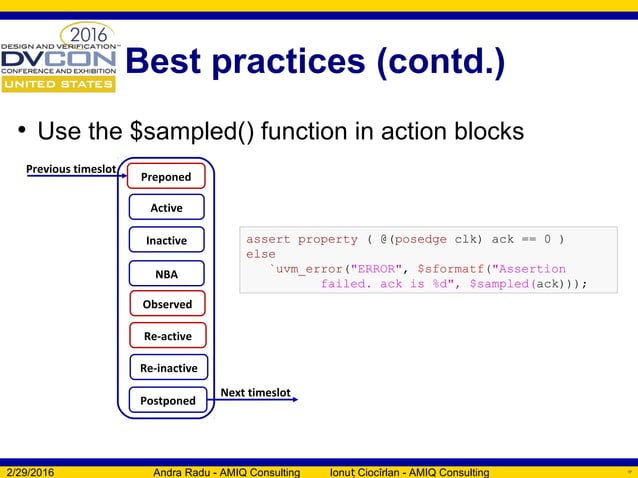 SystemVerilog Assertions verification with SVAUnit - DVCon US 2016 ...