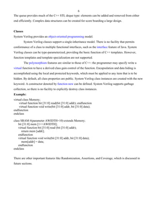 System verilog important | PDF | Programming Languages | Computing