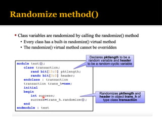 System verilog case study for functional verification part1 | PPT