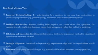 System view of Business under the Management Information System | PPTX