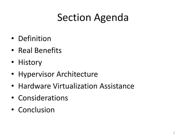 Overview of System Virtualization | PPTX | Operating Systems | Computer ...