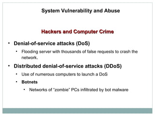 System vulnerability and abuse | PPT