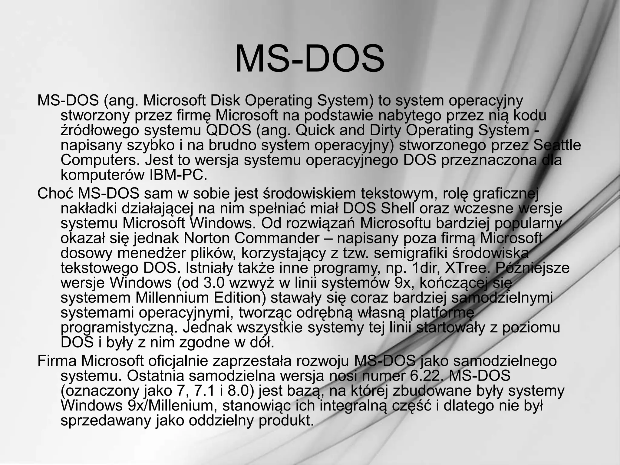 Systemy operacyjne | PPT