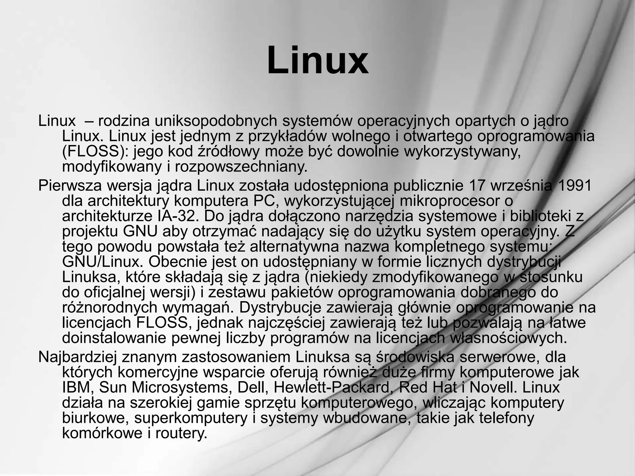 Systemy operacyjne | PPT