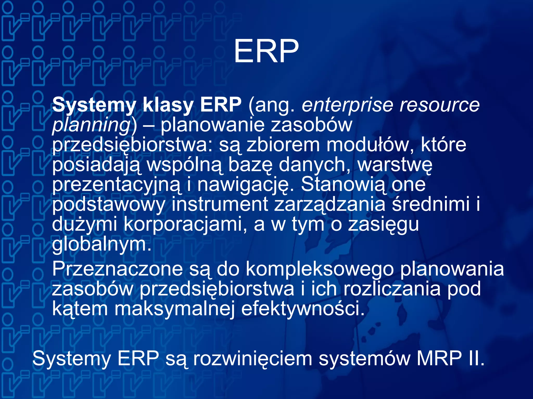 Systemy typu ERP | PPT