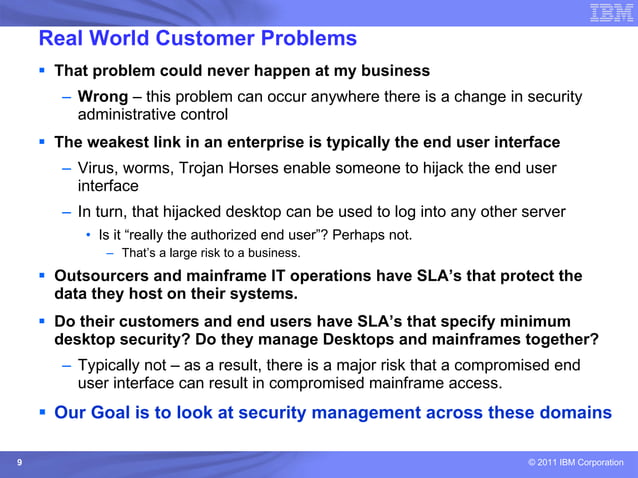 System Z Mainframe Security For An Enterprise Ppt