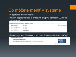Windows 7-Systém | PPT