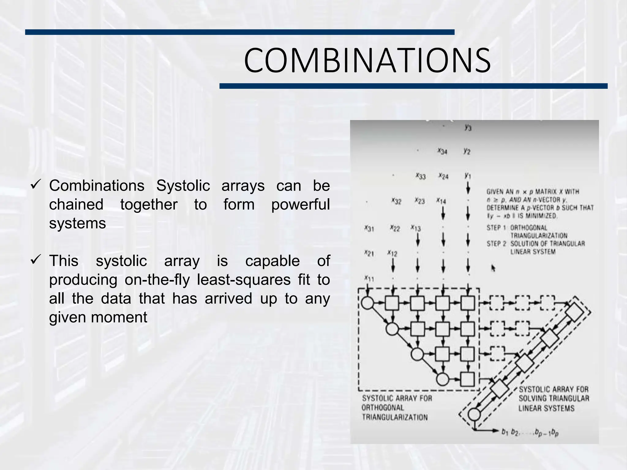 SYSTOLIC ARCH IN COMPUTER OPERATING SYSTEM.pptx | Programming Languages | Computing