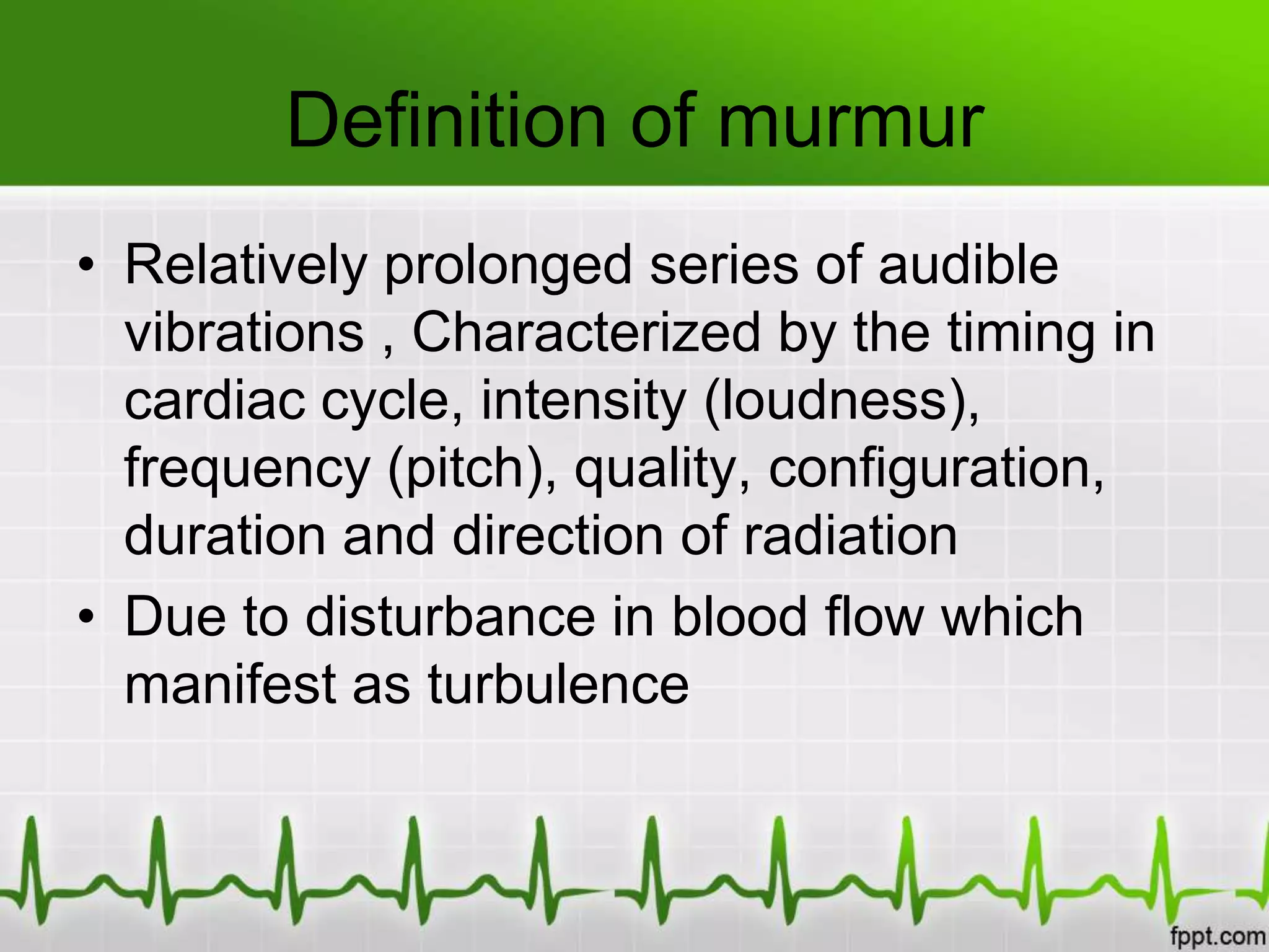 Systolic murmurs | PPTX