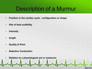 Systolic murmurs | PPT
