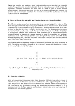 Systolic, Transposed & Semi-Parallel Architectures and Programming | PDF
