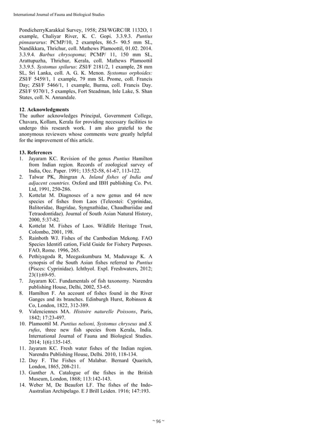 Systomus laticeps -published | PDF