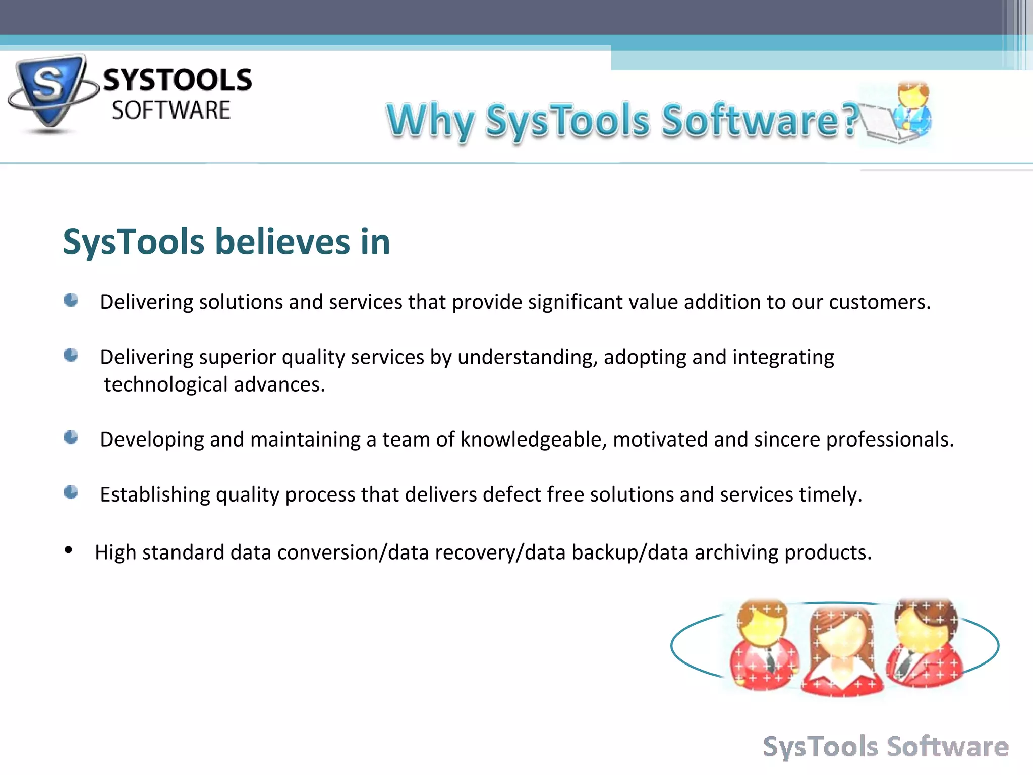 SysTools Software Overview | PPT