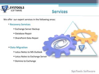 SysTools Software Overview | PPT | Free Download