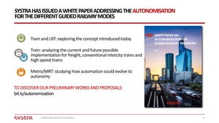 Autonomous technology for trams | PPTX