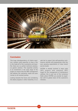 CBTC fitting strategies and challenges for maintenance vehicles | PDF